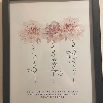 Personalised Friendship Print Best Friend Gift Bestie Gifts Friendship ...