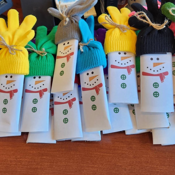 Snowman Candy Bar Wrappers - Printable Snowmen Candy Wrappers ...