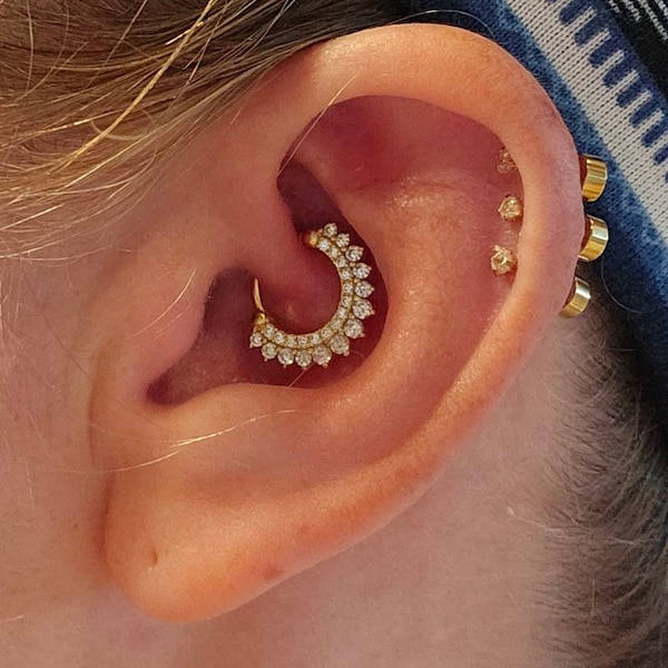 Pair of Medium Rectangular Hoop Earrings in Sterling Silver, Geometric ...