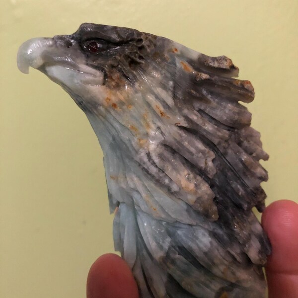 Natural Crystal Quartz Hand-carved Dragon Statue. Home Decoration ...