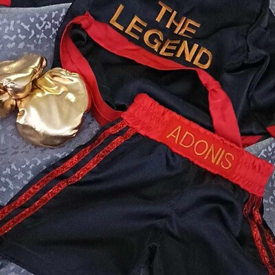Personalized Adult Boxing Set Boxing Robe Boxing Shorts - Etsy