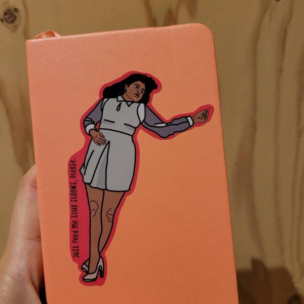 Mindy Kaling Sticker | the Mindy Project | Sour Straws | Laptop Decal ...