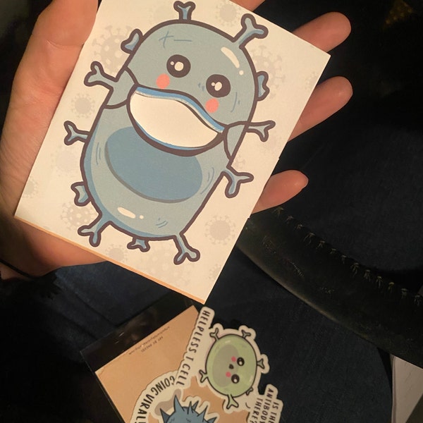 Immunology Pun Stickers | Science, Immunology, Microbiology, Viruses ...