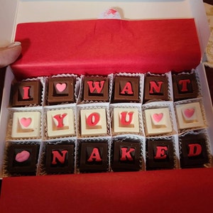 Eat Me Heart Chocolate Sexy Valentine Heart Chocolate Custom ...