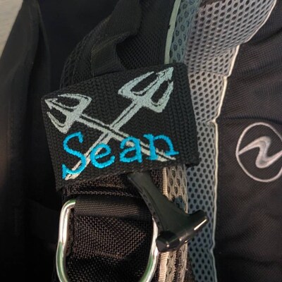 Turtle Dive Tag BCD Custom With Name - Etsy