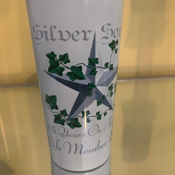 Silver Soror - 25 Years on the Vine Rectangular Mouse Pad | Sorority ...