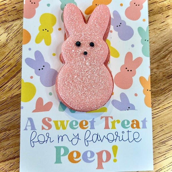 Easter Printable Cookie Card 3.5" X 5" -sweet Treats for My Peep Easter ...