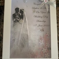 Handmade Personalised 3D Wedding Card / Anniversary Card With GIFT BOX ...