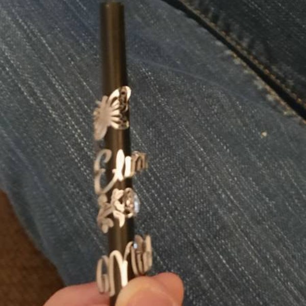 Custom Engraved Number Necklace With 3mm Rolo Chainpersonalized Sport ...