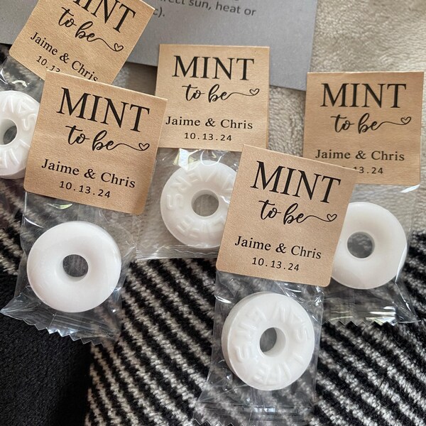 SET OF 120 Mint to Be Wedding Favors Life Savers Mints for Guest ...