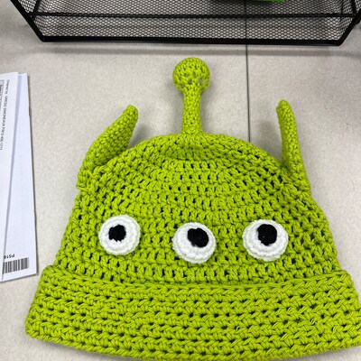 Alien Crochet Hat Pattern PDF DIY Newborn to Adult Sizes Included in ...