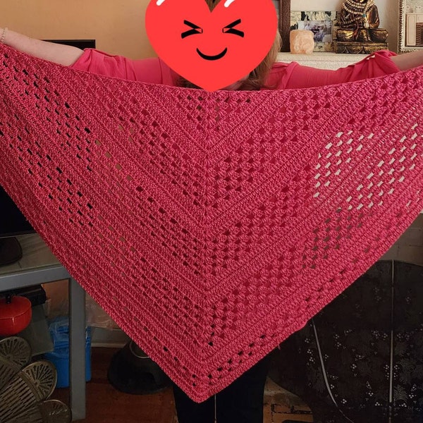 Crochet Annabelle Shawl Crochet Pattern DIGITAL DOWNLOAD ONLY - Etsy