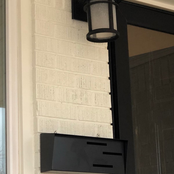 Modern Mailbox | Post Mount Mailbox | Black/robin Egg - Etsy