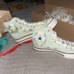 Embroidered Converse/ Converse Custom Constellation Embroidery ...