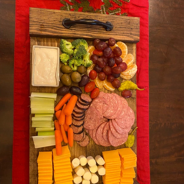Reclaimed Wood Charcuterie Cheese Board - Etsy