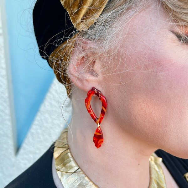 Cornucopia - Handmade Polymer Clay Earrings - Etsy