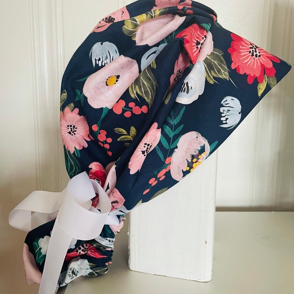 Ponytail Scrub Cap Pattern 6 Pack Sewing Pattern Bundle With High Bun ...