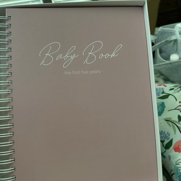 Baby Book | Personalized Baby Book | Baby Memory Book | Baby Shower ...