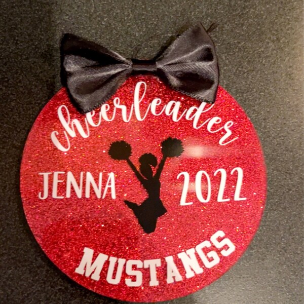 Cheerleading Ornament, Competition Cheer Gift, Holiday Gift ...