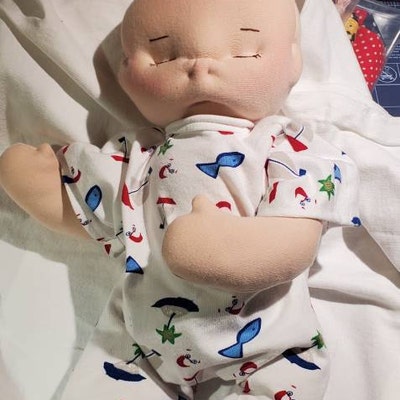 1984 Vintage 18 Soft Sculpture Cloth Doll Pattern Boy Girl Like Cabbage ...