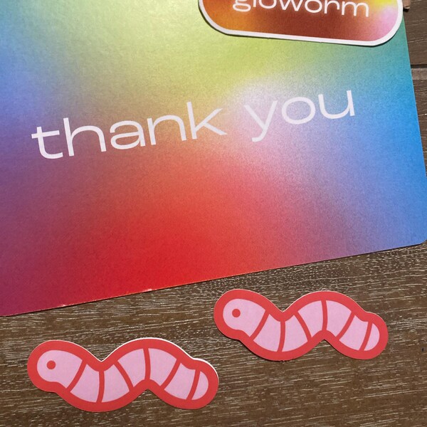 Worm Power | Waterproof Vinyl Sticker | Laptop Decal | Sticker for ...