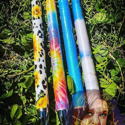 Tie Dye Pen Wrap, Tye Dye Pen Wrap, Tie Dye Pen, Glitter Pen Wrap ...