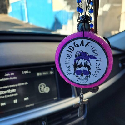 Car Freshie, Feeling IDGAF Ish Car Freshie, Aroma Scented Car Candle - Etsy