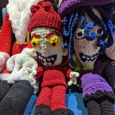 The Terrifier Inspired Crochet Plushie Doll-large, Horror Plush, Horror ...