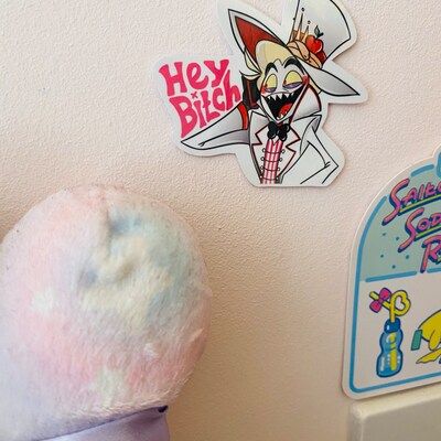 Lucifer Hazbin Hotel Handmade Stickers Die Cut Sparkle Laminate ...