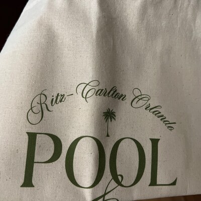 Pool and Social Club Palm Tree Bachelorette Totes Pool Party ...