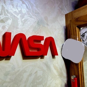 3D Printed NASA Meatball Logo Display Plaque | Etsy