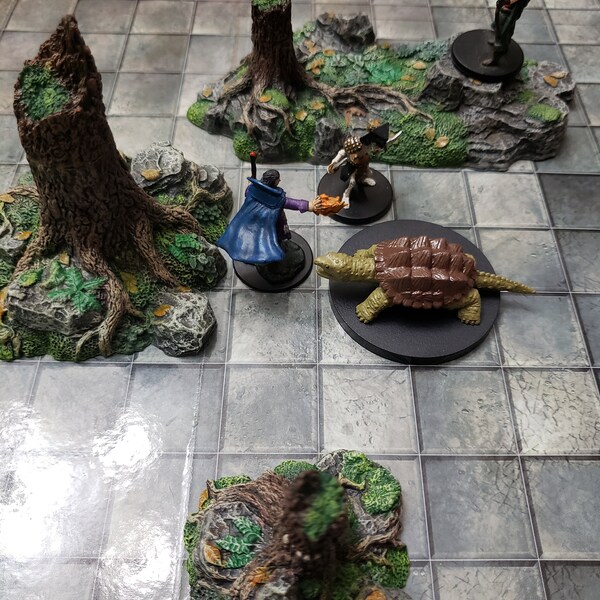 MINIATURE SNAPPING TURTLE Animal Figurine Figures Dollhouse Diorama ...