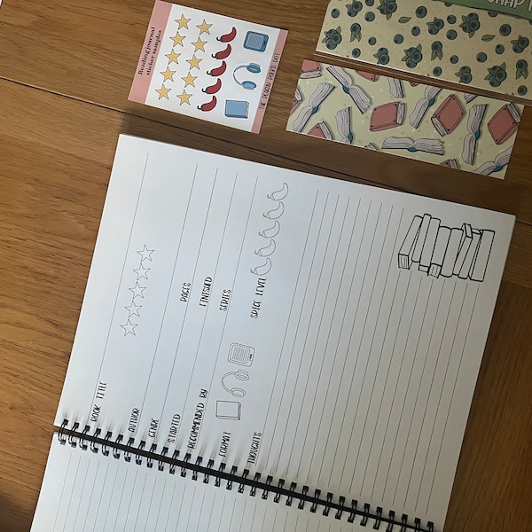 Reading Journal, the Perfect Journal for Readers, Track up to 50 Books ...