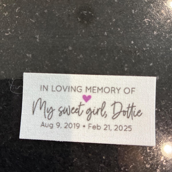 Sewing Label Set With Needle and Thread 2" Wide, Quilt Label, Custom ...