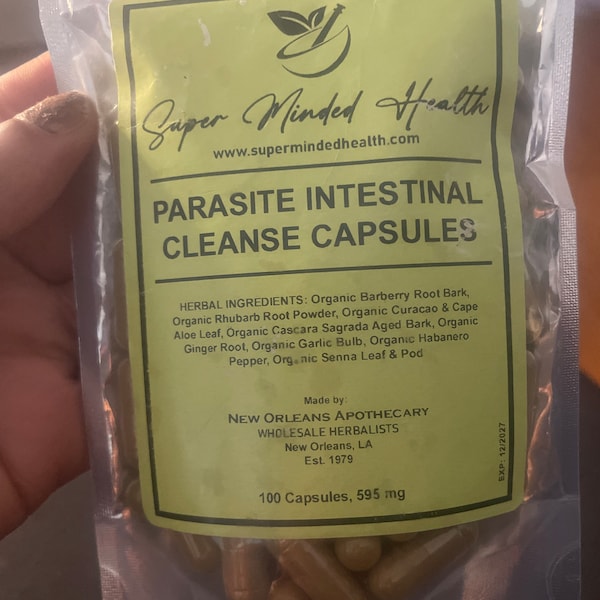 100-parasite Intestinal Cleanse(colon Cleanse Super Flush) All Organic ...