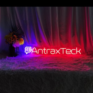 Custom Youtube Neon Sign Neon Youtuber Light Custom Youtuber - Etsy