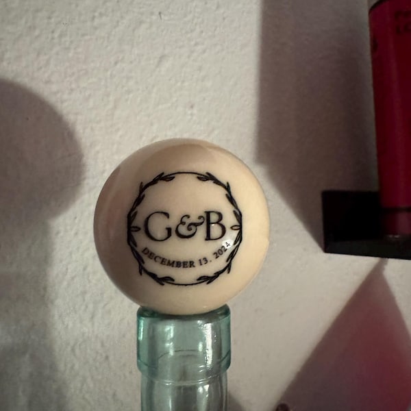 Your Name Monogram Custom Pool and Billiard Cue Ball - Great Gift for ...