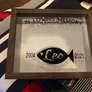 In Loving Memory Shadow Box - Etsy