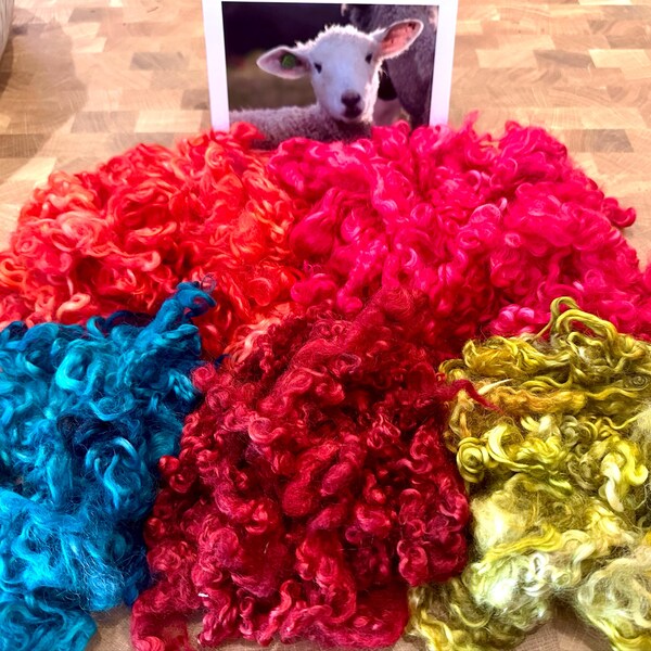 Groovy | Cotswold Curly Lock Wool | Felting Wool | Doll Making Wool ...