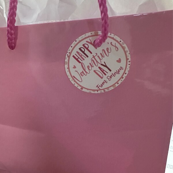 Editable Valentine's Day Cookie Tags Happy Valentine's Day Cookies Tag ...