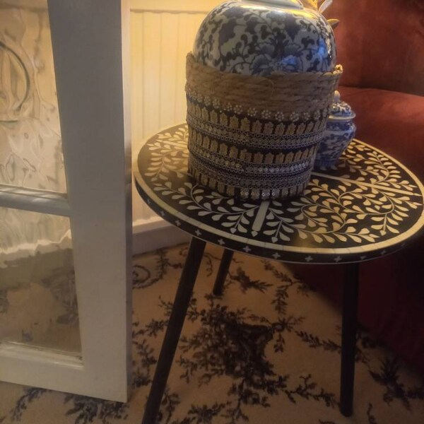Old Tree Coffee Table in Silver Finish With Black Tempered Glass, Top ...