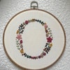 Floral Alphabet Letter R Initial Embroidery PDF Pattern, Instant ...