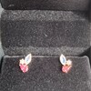Snake Eyes Genuine 0.04 Ct. Ruby Gemstone Real 0.23 Ct. SI Clarity G-H ...