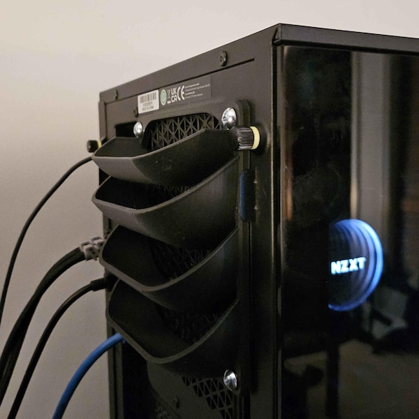 120mm PC Fan Air Deflector: Exhaust Diverter, VRM Cooling - Etsy