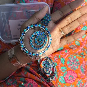 Beautiful Silver Plated Anklet Pair/ Payal/ Payal/ Jhanjran/ Panjeb ...