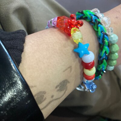 Chunky Pastel Belt Chain for Decora/ Fairy Kei/ Pride/ Kandi/ Candycore ...