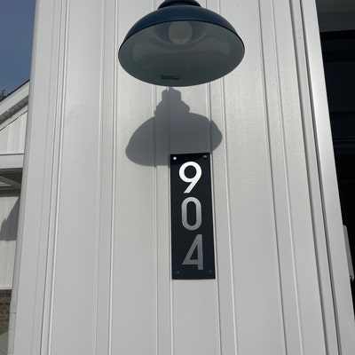 Five Number Vertical, Address Sign, Modern House Numbers, Address ...
