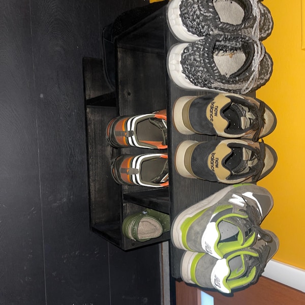 Handmade Unique Shoe Rack - Ships Fully Assembled! - Etsy