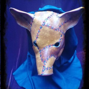 Pig Leather Mask Pattern PDF the Pigenstein by Leatherhub - Etsy