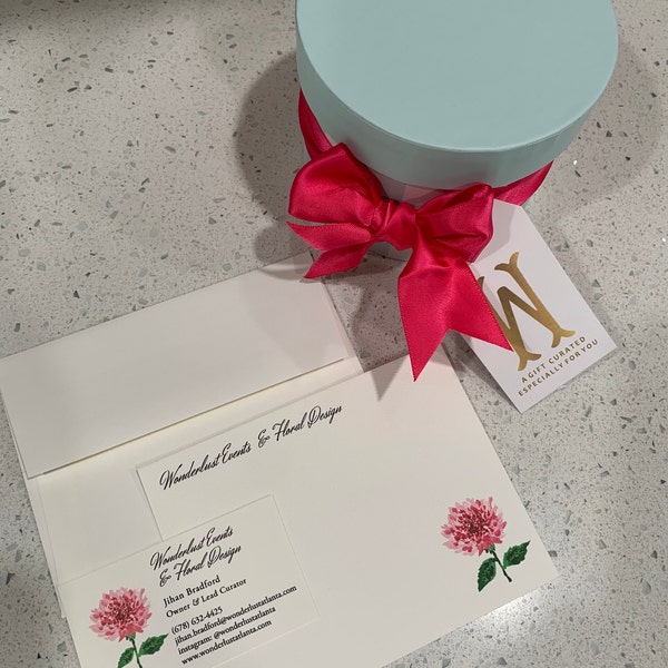 Script Monogram Gift Tags Elegant Script Initials Gift Cards Script ...